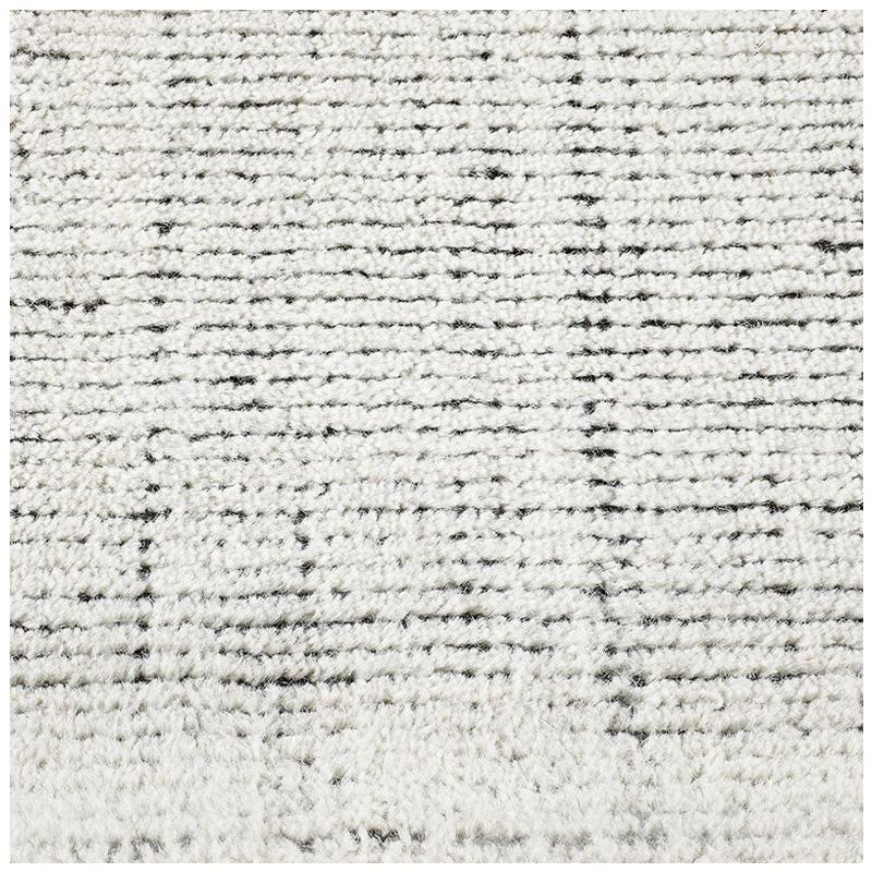 Swatch for Distressed Wool Rug in Ivory Charcoal by Ben Soleimani For ...