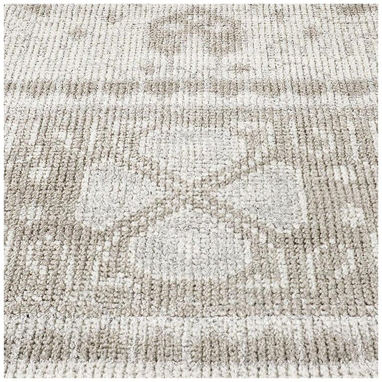 Swatch for Mariposa Rug in Silver by Ben Soleimani For Sale at 1stDibs