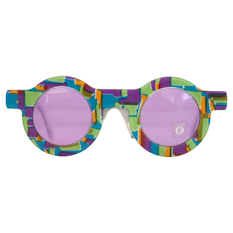 Swatch multicoloured multilens sunglasses For Sale at 1stDibs