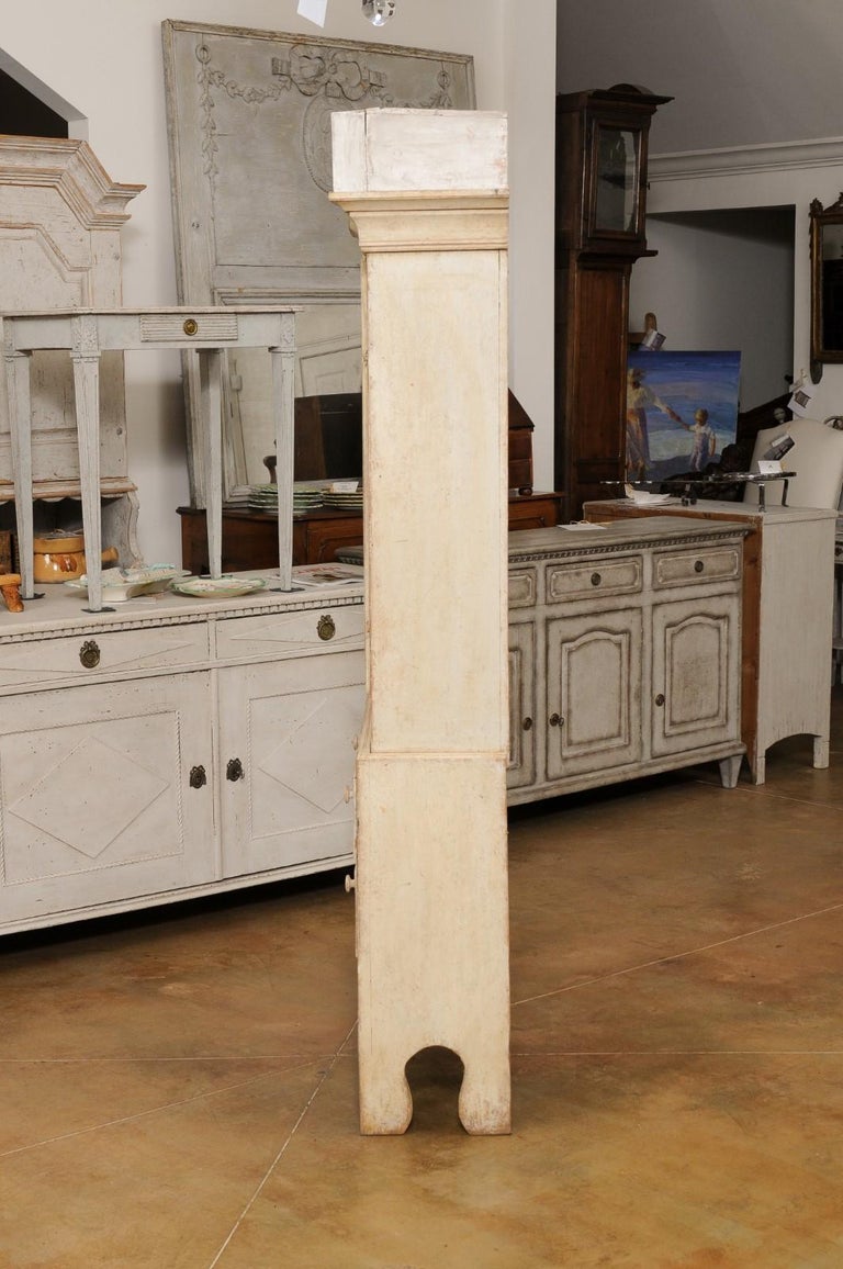 Swedish 1830s Painted Wood Cupboard with Doors, Drawers and Broken ...