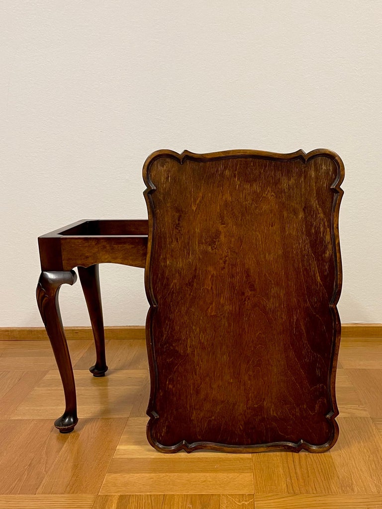 Swedish 1930s Tray Table in Stained Birch from Nordiska Kompaniet For ...