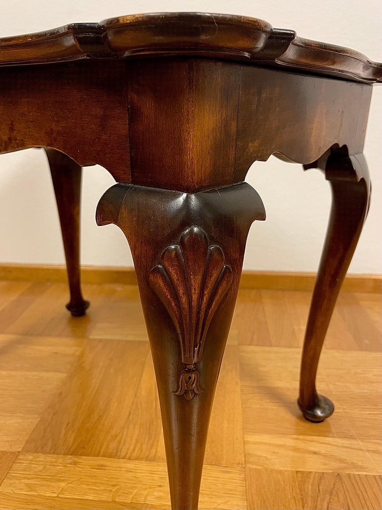 Swedish 1930s Tray Table in Stained Birch from Nordiska Kompaniet For ...