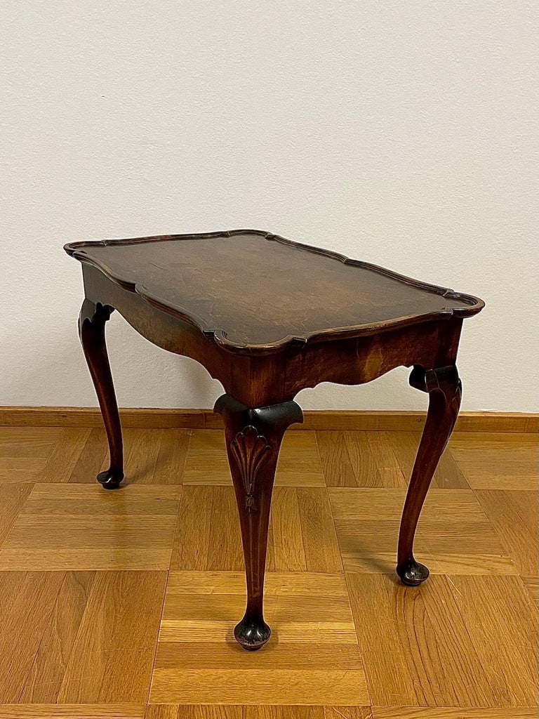 Swedish 1930s Tray Table in Stained Birch from Nordiska Kompaniet For ...