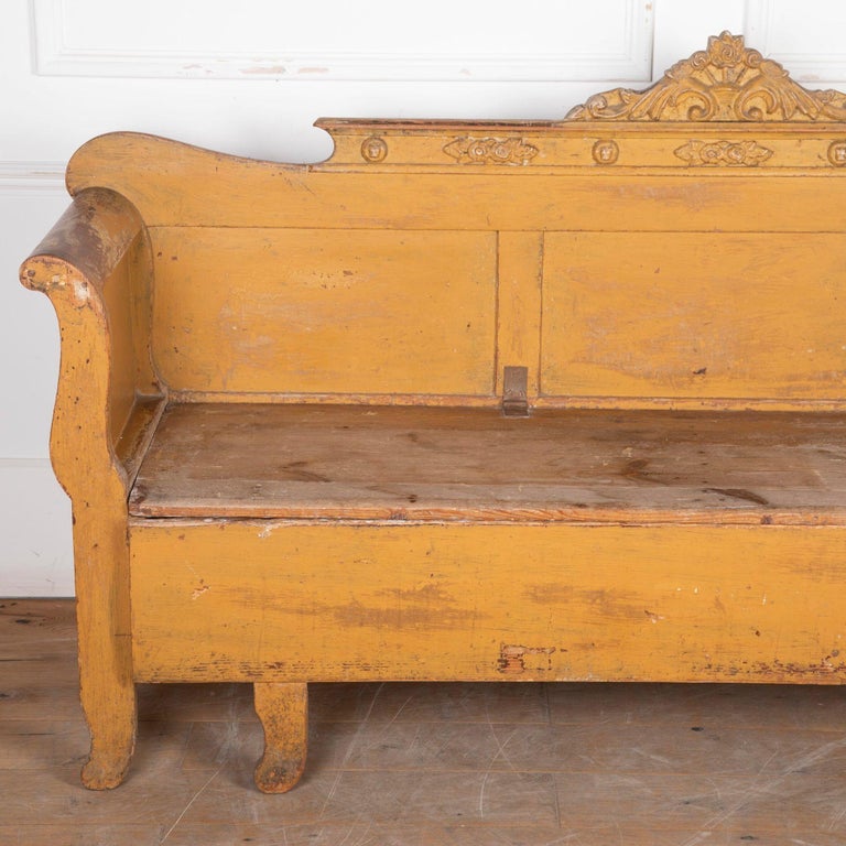 Swedish 19th Century Allmoge Bench For Sale at 1stDibs