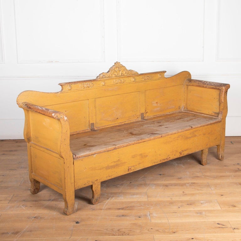 Swedish 19th Century Allmoge Bench For Sale at 1stDibs