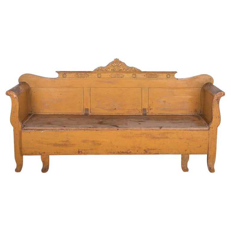 Swedish 19th Century Allmoge Bench For Sale at 1stDibs