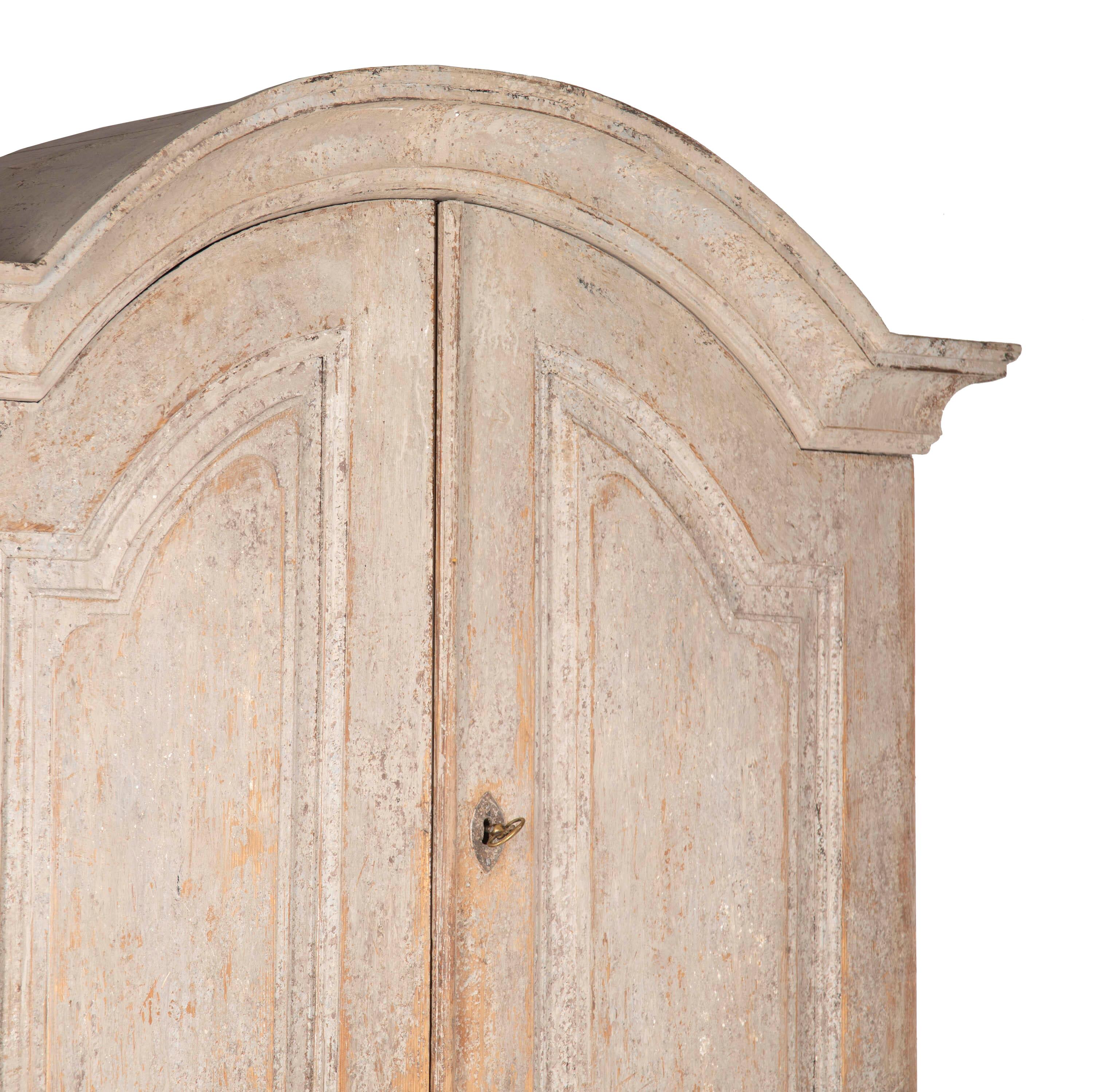 Swedish 19th Century Rococo Cupboard For Sale at 1stDibs