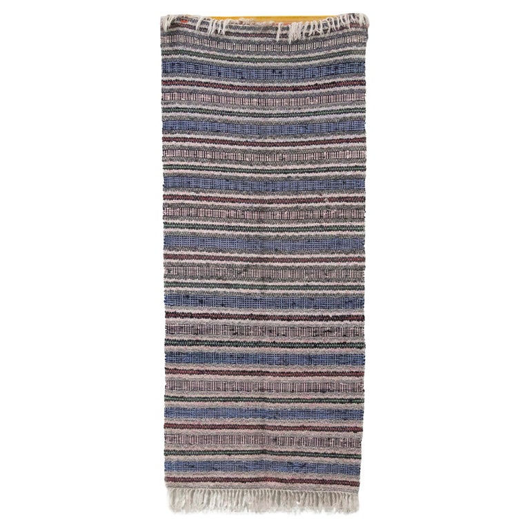 Swedish 20th Century Rag Rug For Sale at 1stDibs