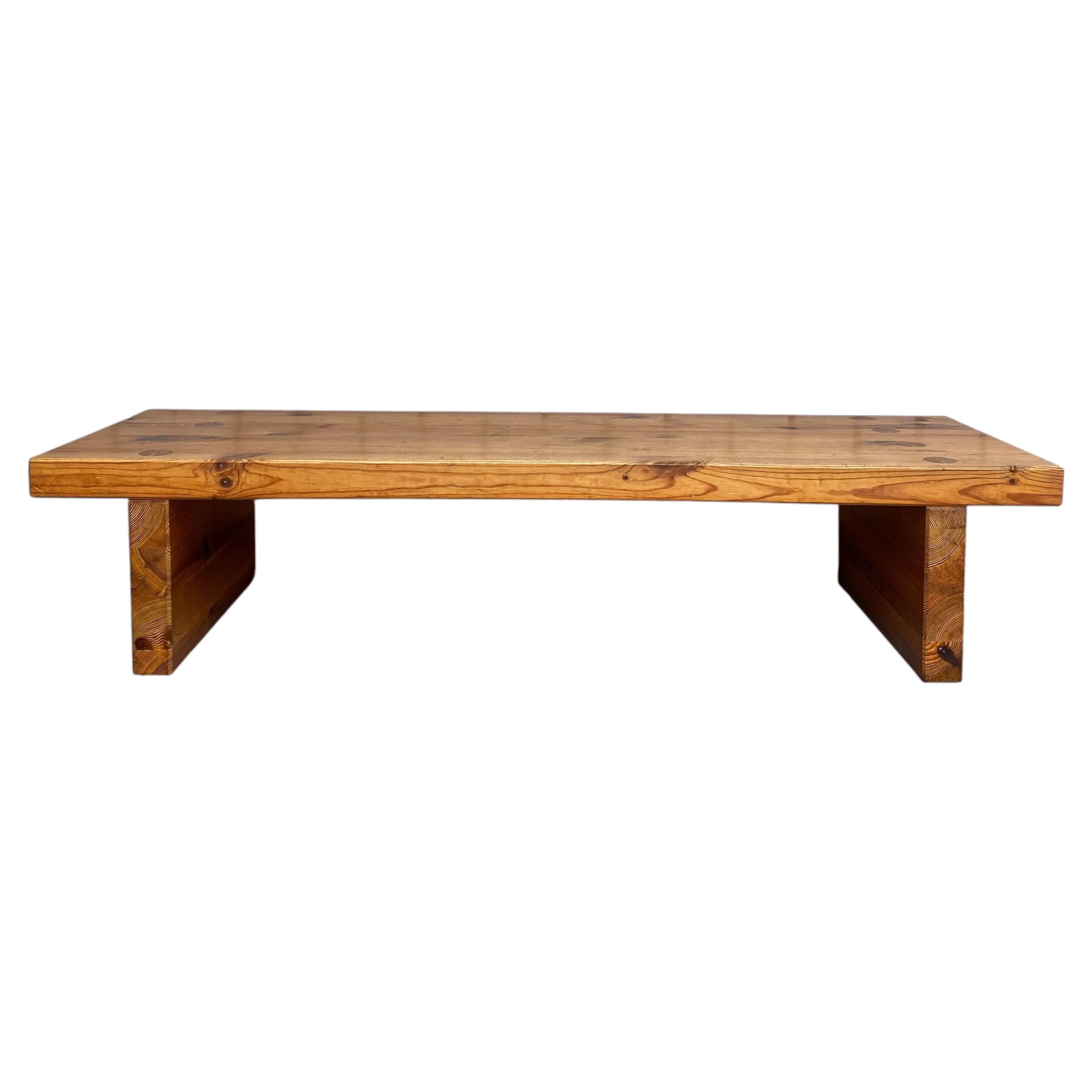 Swedish Bench in Pine by Sven Larsson For Sale at 1stDibs