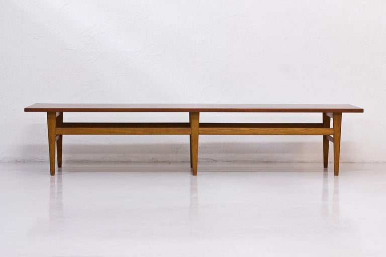 Swedish Bench/ Table by Eric Johansson for Abrahamssons Möbelfabrik ...