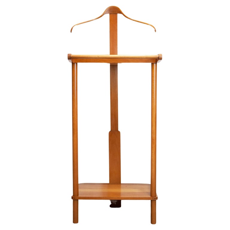 Swedish Birchwood Clothes Stand by Threemen and AB Diö Möbelindustri ...