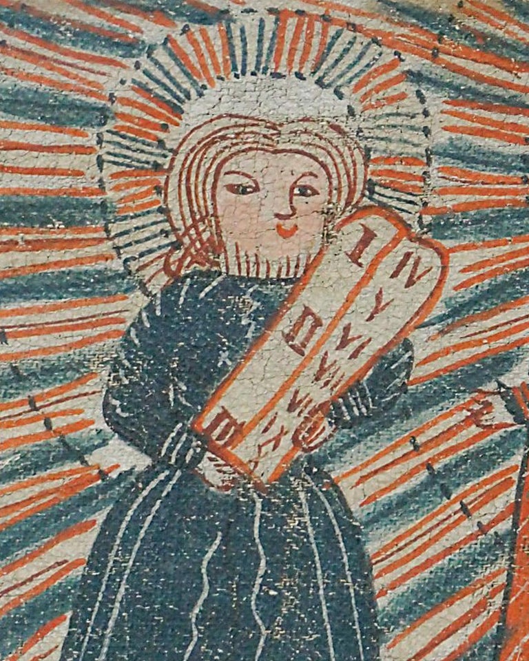 Swedish Bonad with Three Figures at 1stDibs