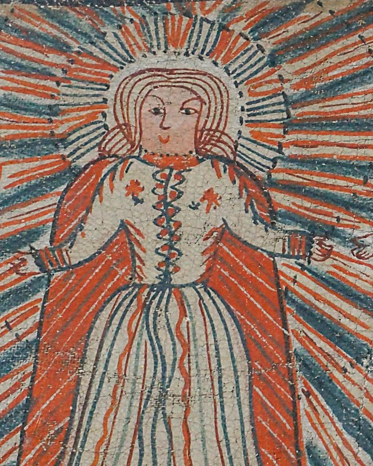 Swedish Bonad with Three Figures at 1stDibs