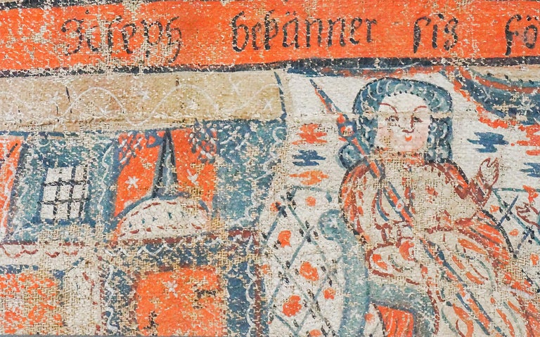 Swedish Bonad with Three Panels at 1stDibs