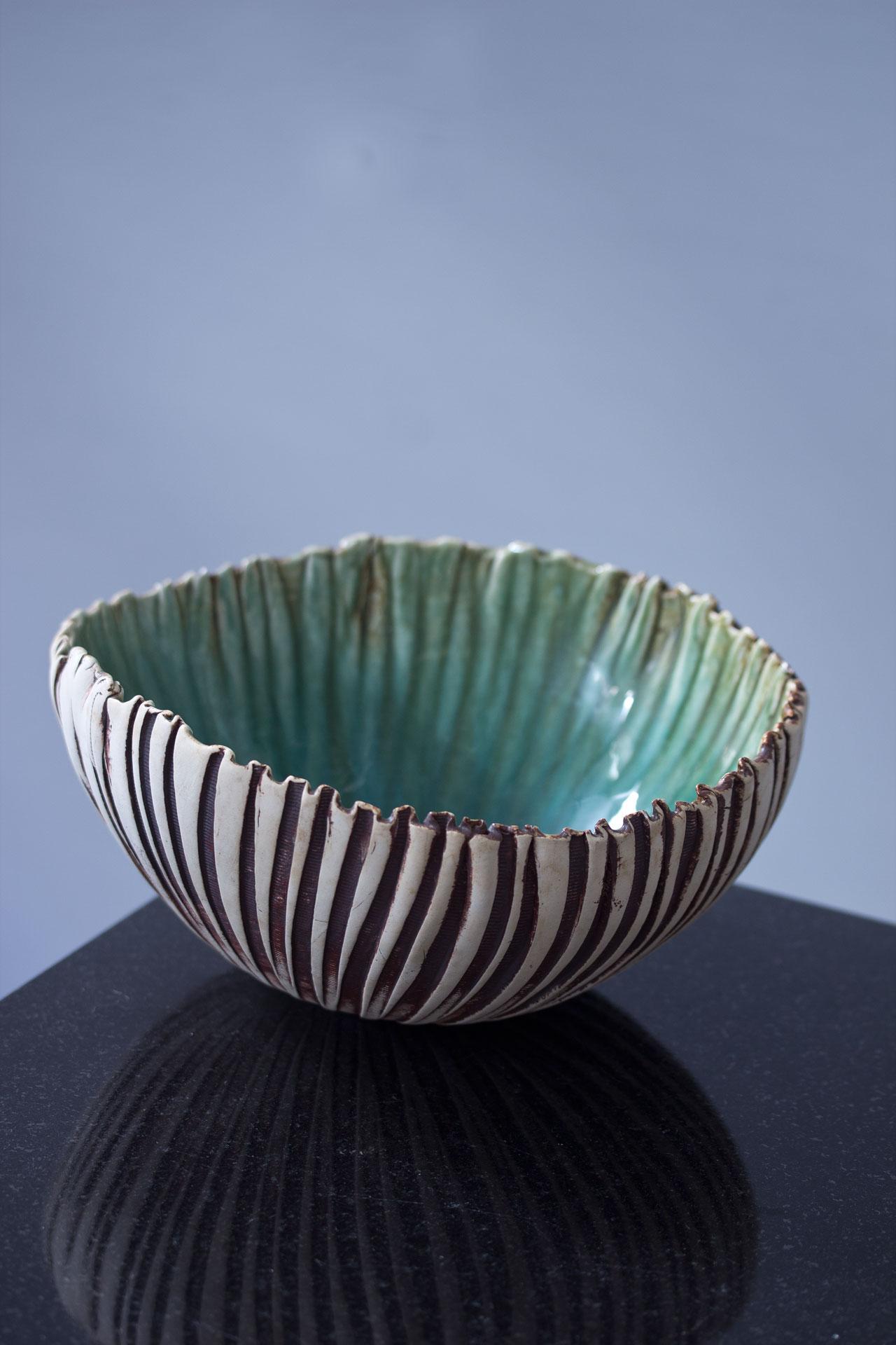 Swedish Ceramic Bowl by Bengt Berglund, 1960s at 1stDibs