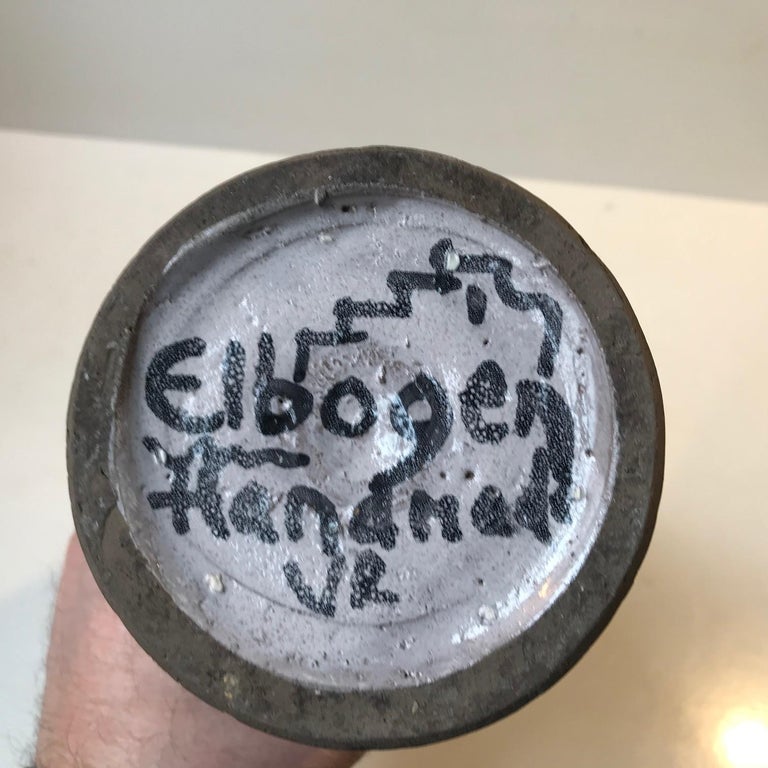 Swedish Chamotte Vase with Arrows by Valeria G. Törnberg for Elbogen ...