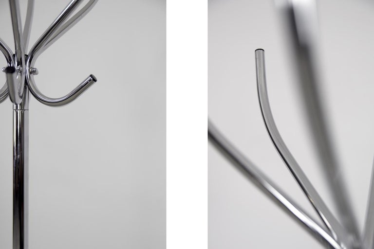 Swedish Chromed Steel Piccolo Floor Rack from Rörmekano and Skånes ...