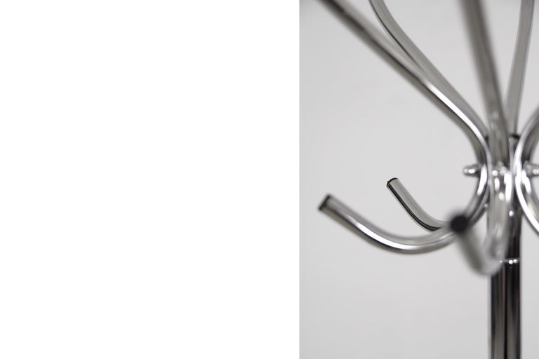 Swedish Chromed Steel Piccolo Floor Rack from Rörmekano and Skånes ...