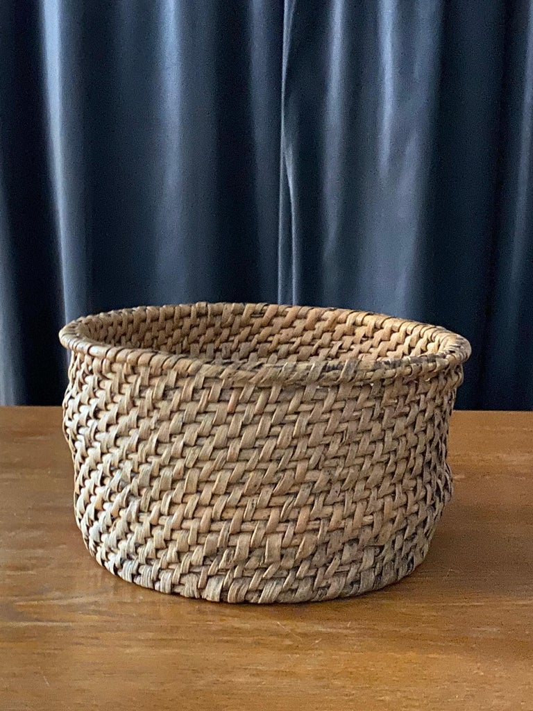 Swedish Craft, Basket or Bowl, Woven Root, Sweden, 19th Century For ...