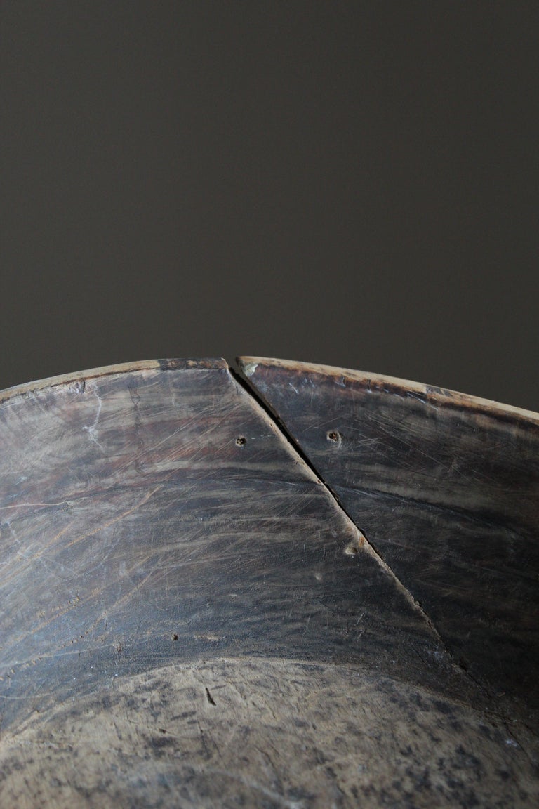 Swedish Craft, Unique Sizable Bowl, Wood, Sweden, 19th Century For Sale ...