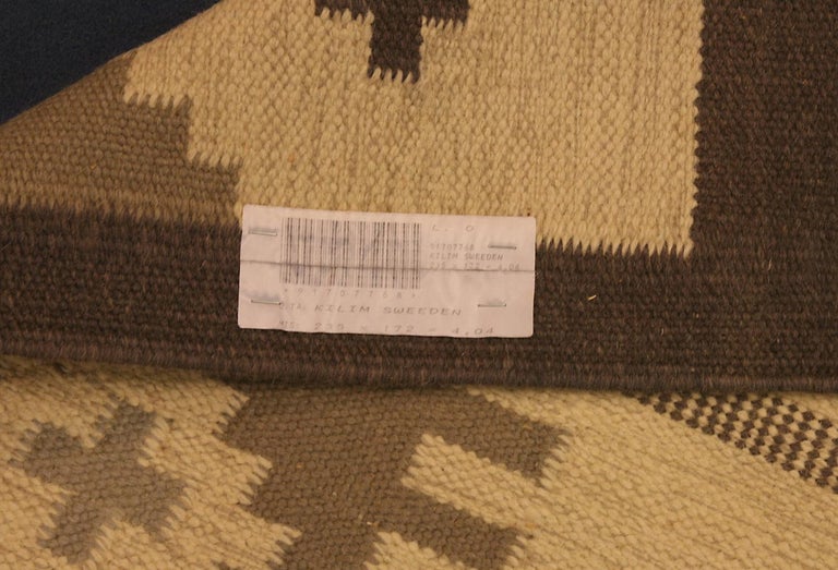 Swedish Kilim Cross Motif Design Rug, 1920-1950 For Sale at 1stDibs
