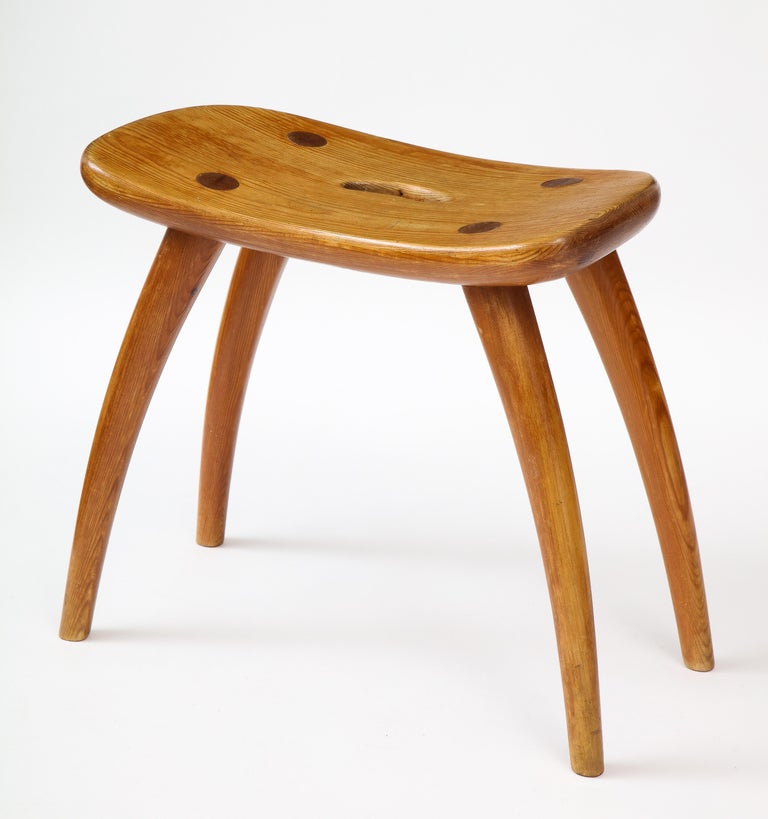 Swedish Curved Stool, Attrib.. to Josef Frank, c. 1940 For Sale at ...