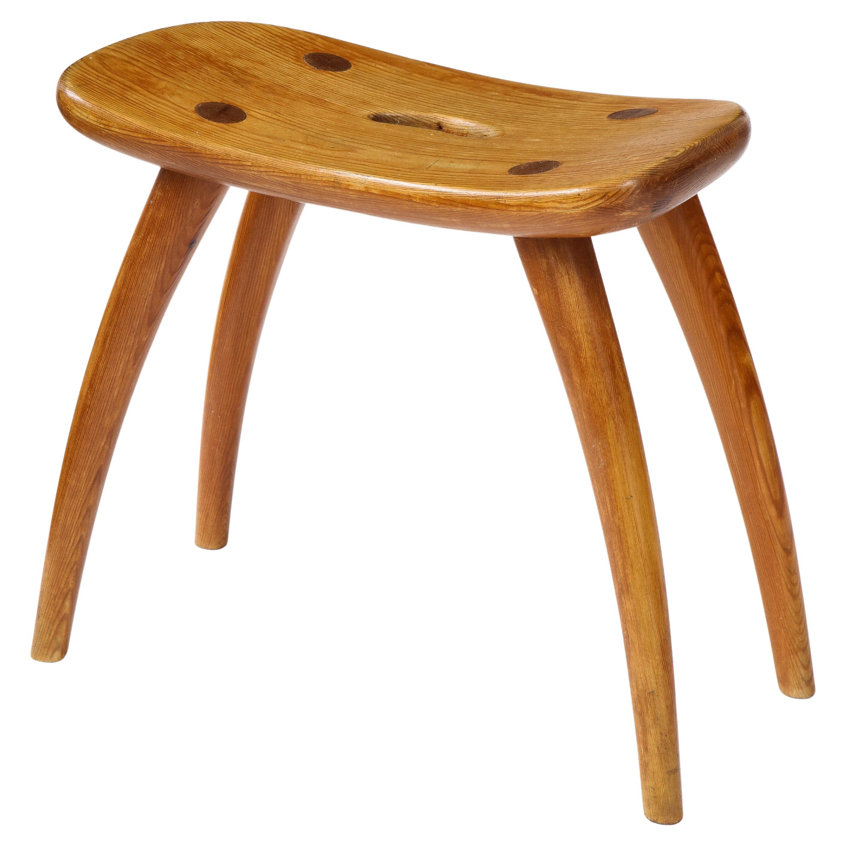Swedish Curved Stool, Attrib.. to Josef Frank, c. 1940 For Sale at ...