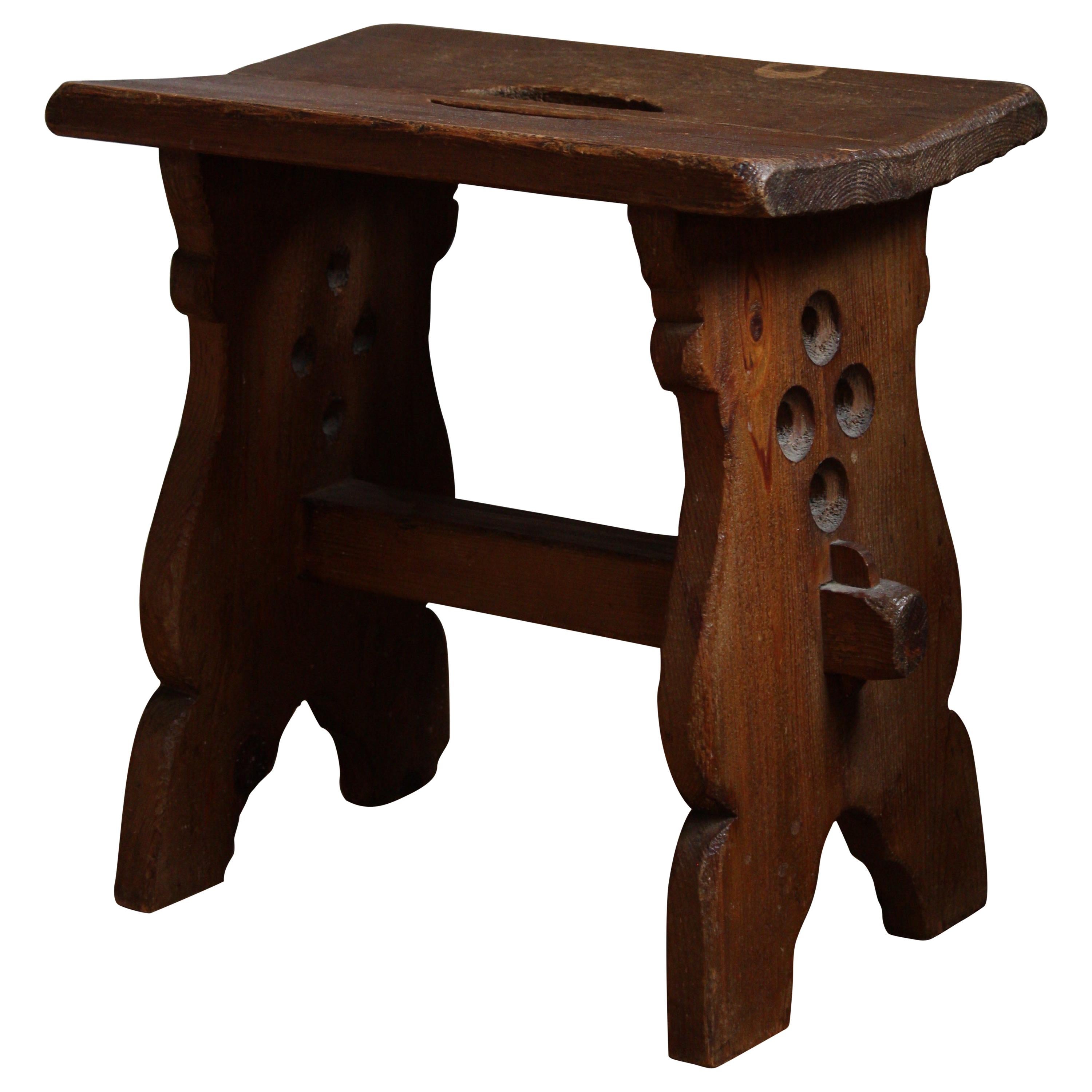 Swedish Designer, Stools, Pine, c. 1940s For Sale at 1stDibs