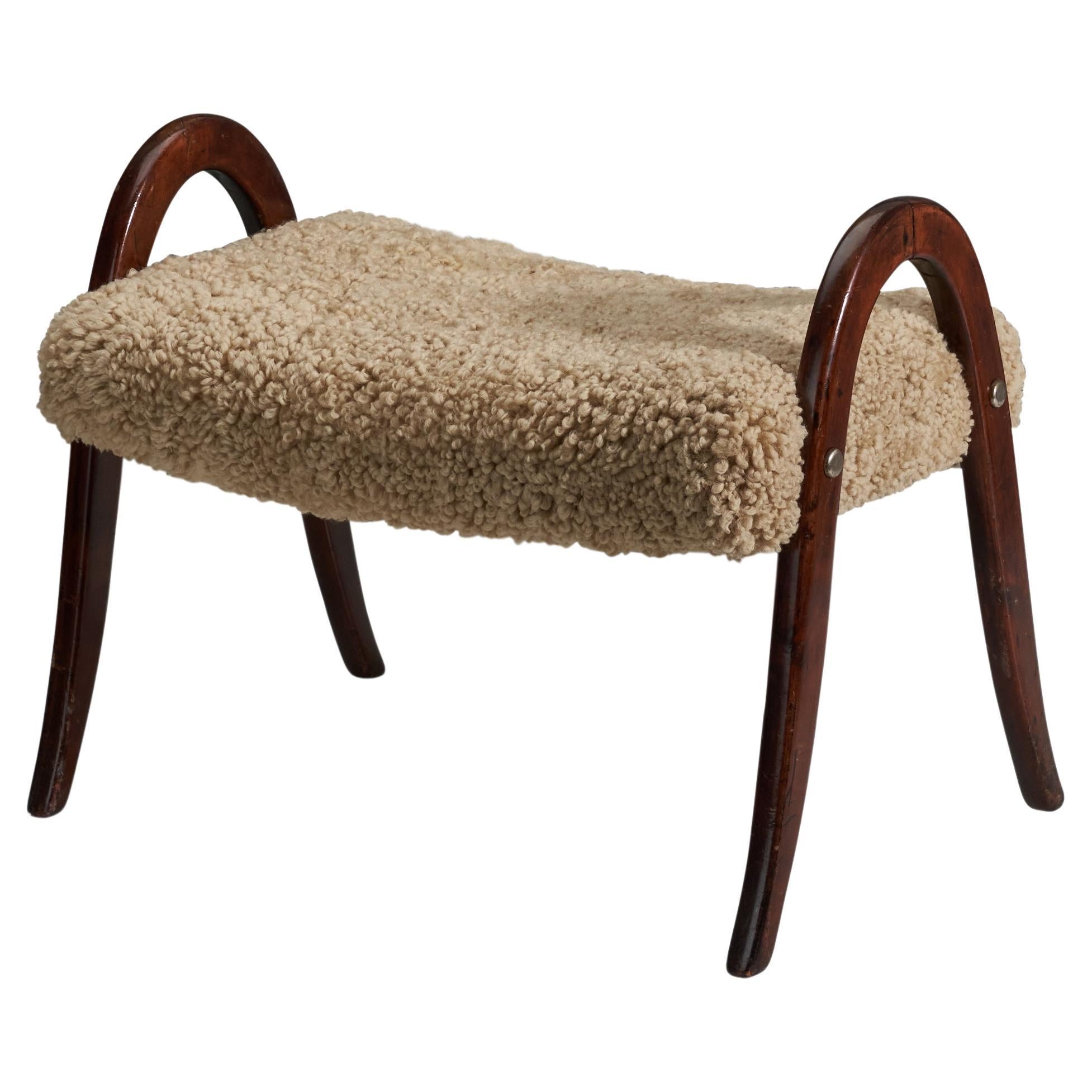 Sheepskin Stools - 62 For Sale at 1stDibs | sheepskin covered stools ...