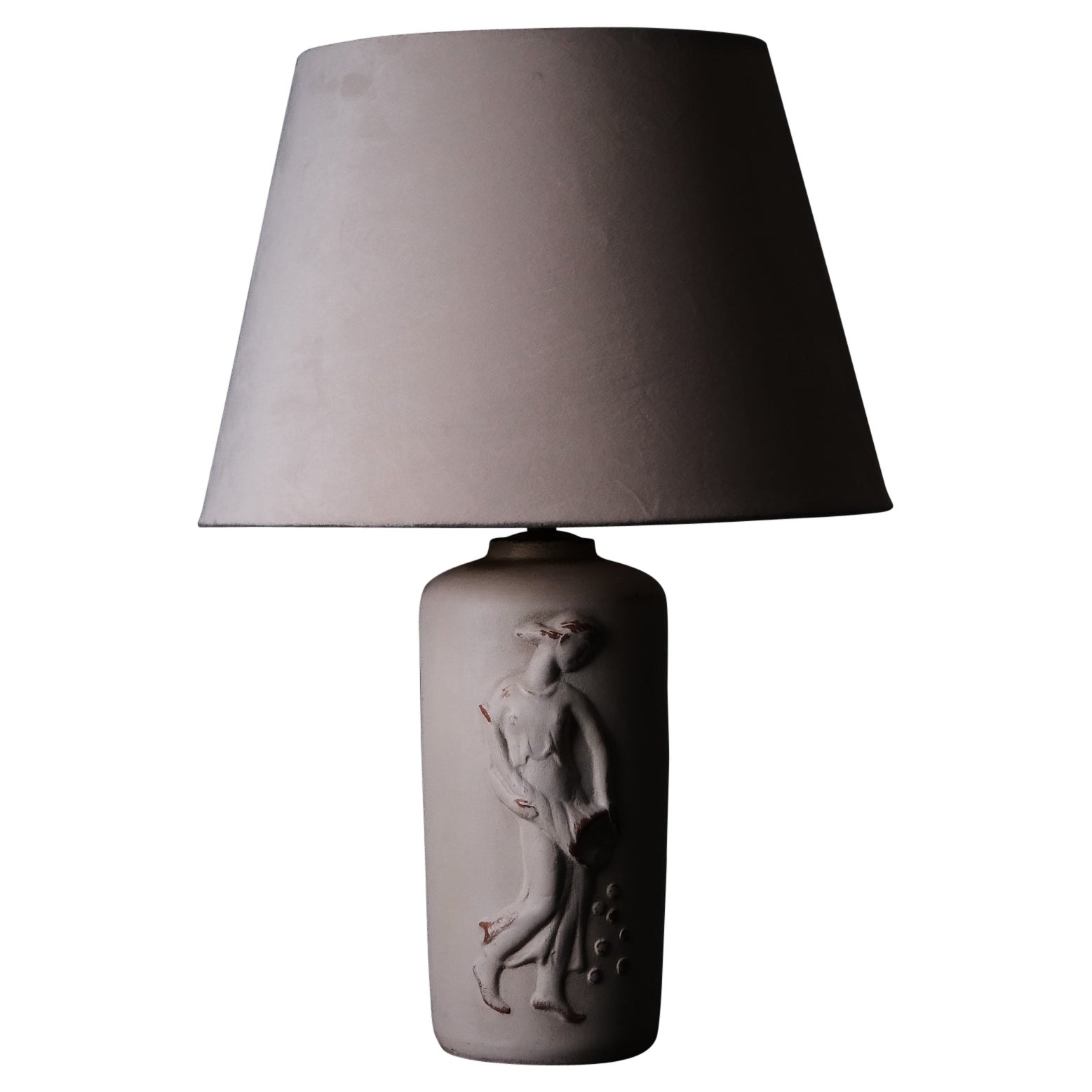 Rare Swedish Grace Figural Table Lamp by Malmö Metallvarufabrik, Sweden ...
