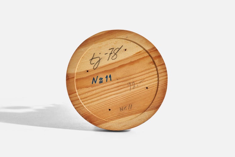 Swedish Designer, Table Lamp, Pine, Sweden, 1978 For Sale at 1stDibs
