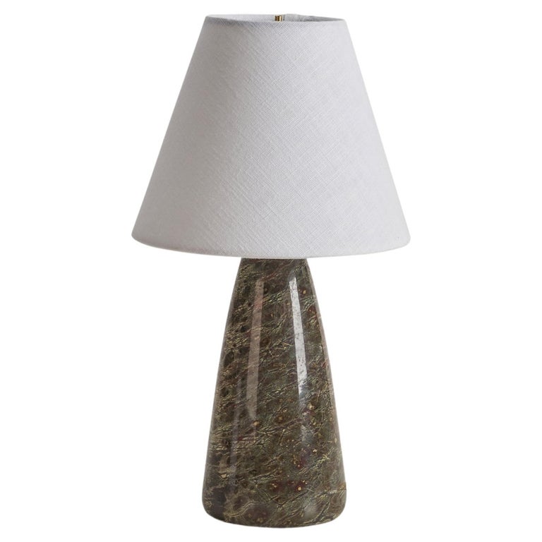Swedish Designer, Table Lamp, Polished Stone, Sweden, 1970s For Sale at ...