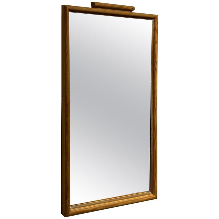 Swedish Designer, Trapezoid-Shaped Mirror, Sportstuge Style, Pine ...