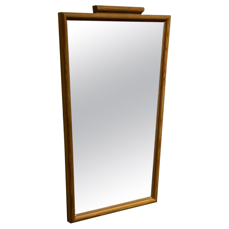 Swedish Designer, Trapezoid-Shaped Mirror, Sportstuge Style, Pine ...