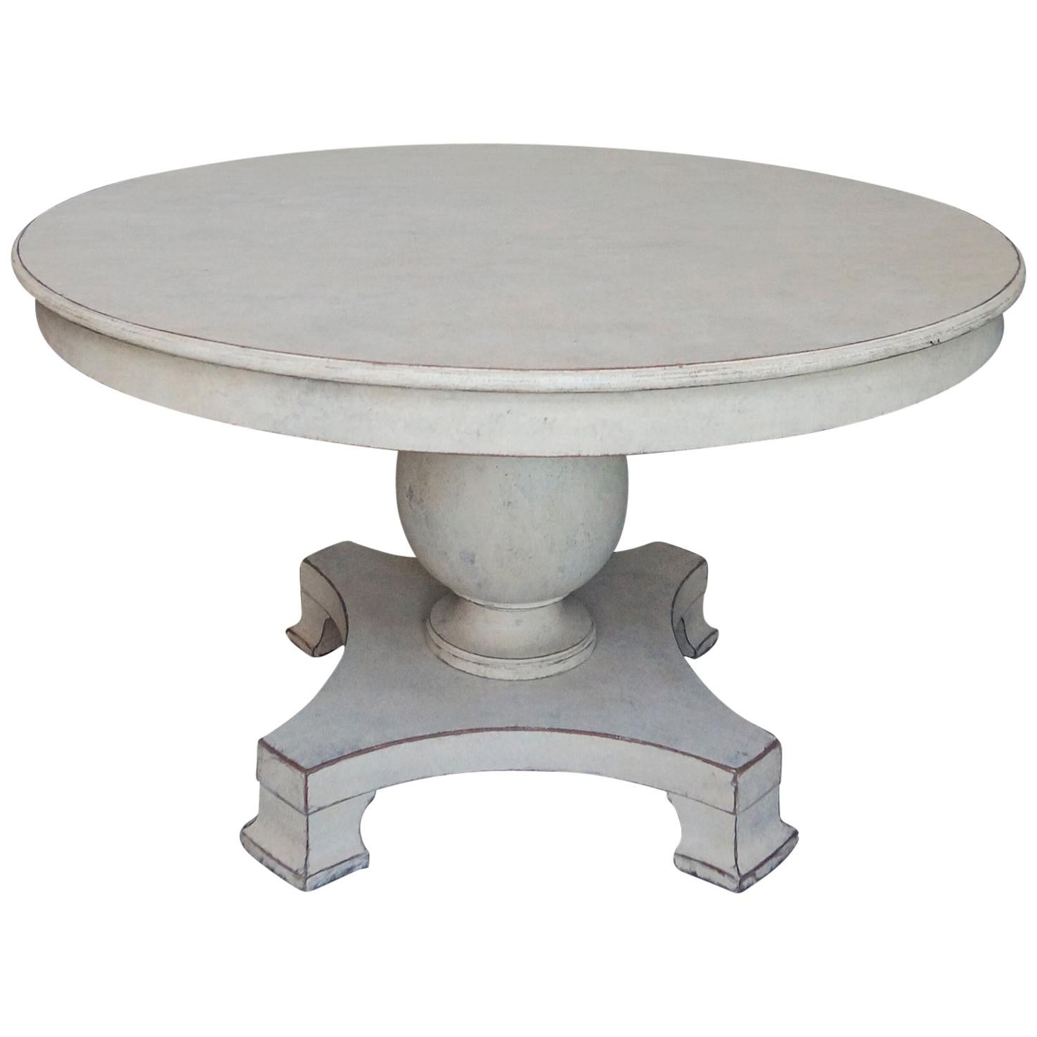 Kittinger Mahogany Dining Table with Unusual Double Pedestal Base at ...