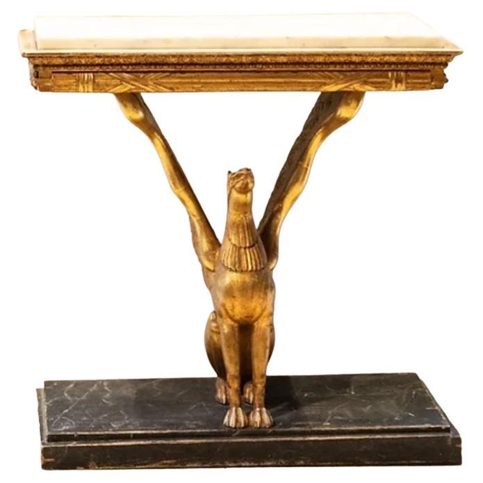 Swedish Empire Griffin Based Console Table, circa 1800 For Sale at 1stDibs