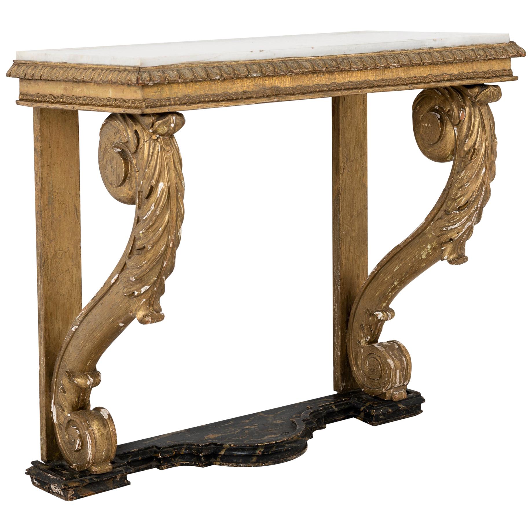 Antique Japanese Pine Console Table For Sale at 1stDibs