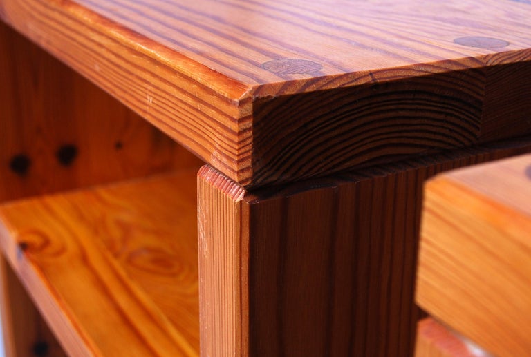 Swedish End Tables in Pine by Sven Larsson at 1stDibs