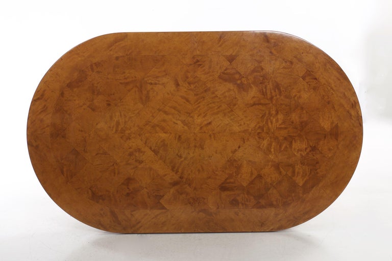 Swedish Grace Antique Inlaid Birch Center Table, circa 1920-1930 For ...