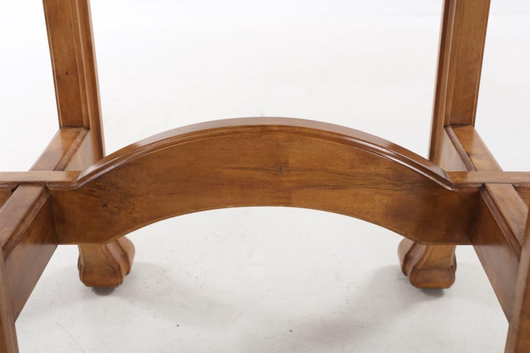 Swedish Grace Antique Inlaid Birch Center Table, circa 1920-1930 For ...