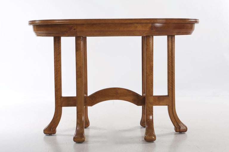 Swedish Grace Antique Inlaid Birch Center Table, circa 1920-1930 For ...