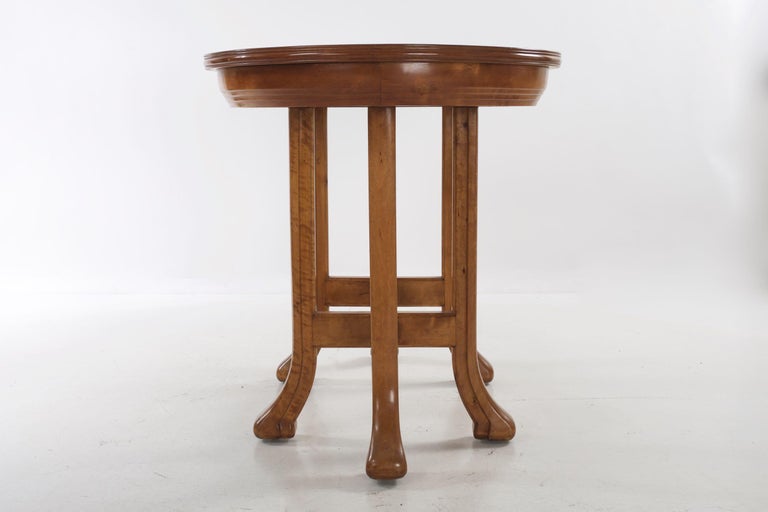 Swedish Grace Antique Inlaid Birch Center Table, circa 1920-1930 For ...