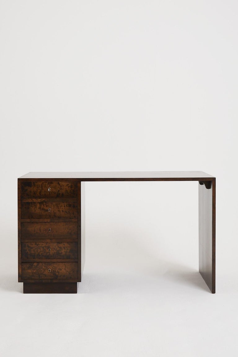 Swedish Grace Birch Desk at 1stDibs