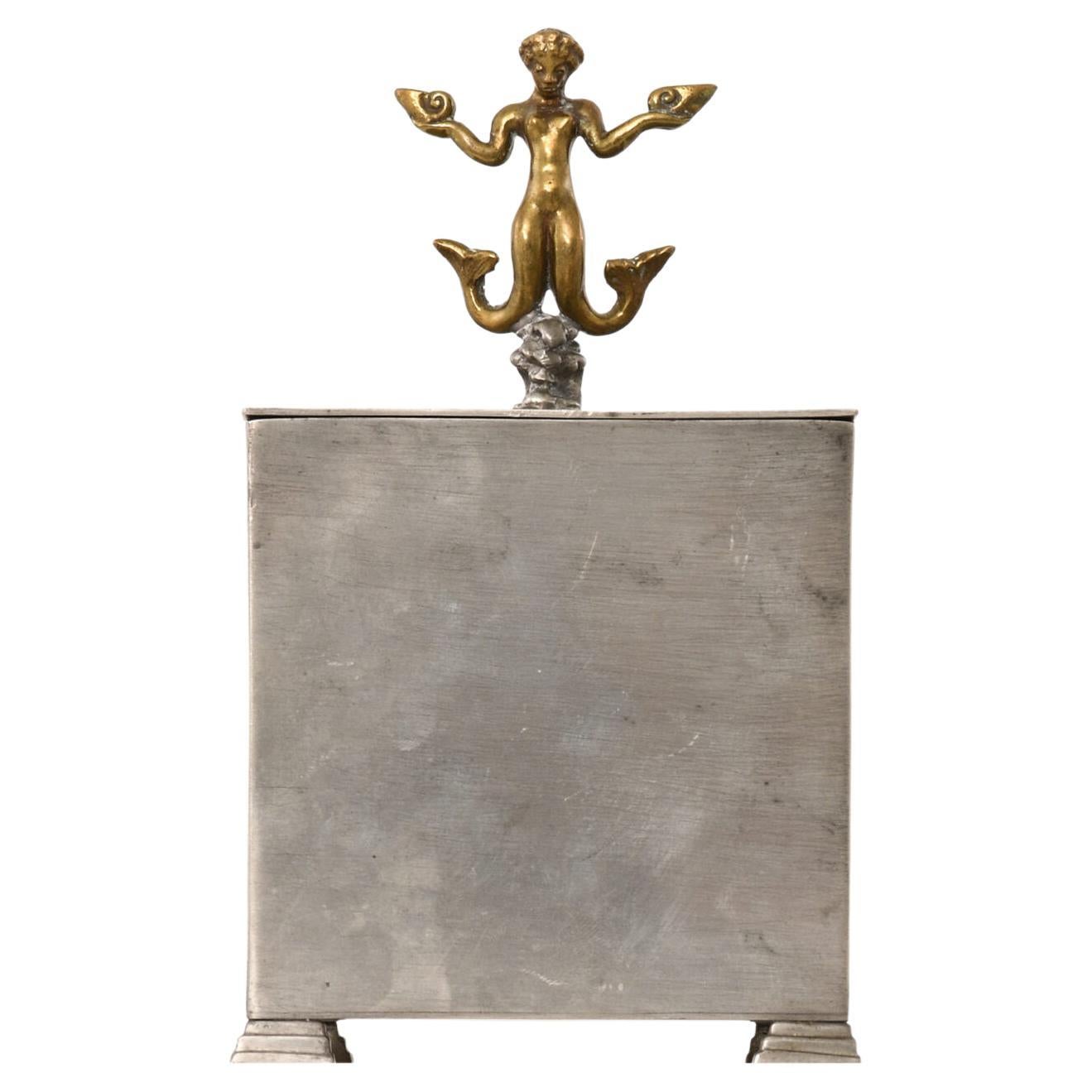 Pewter Jar Designed by Sylvia Stave, 1929 For Sale at 1stDibs
