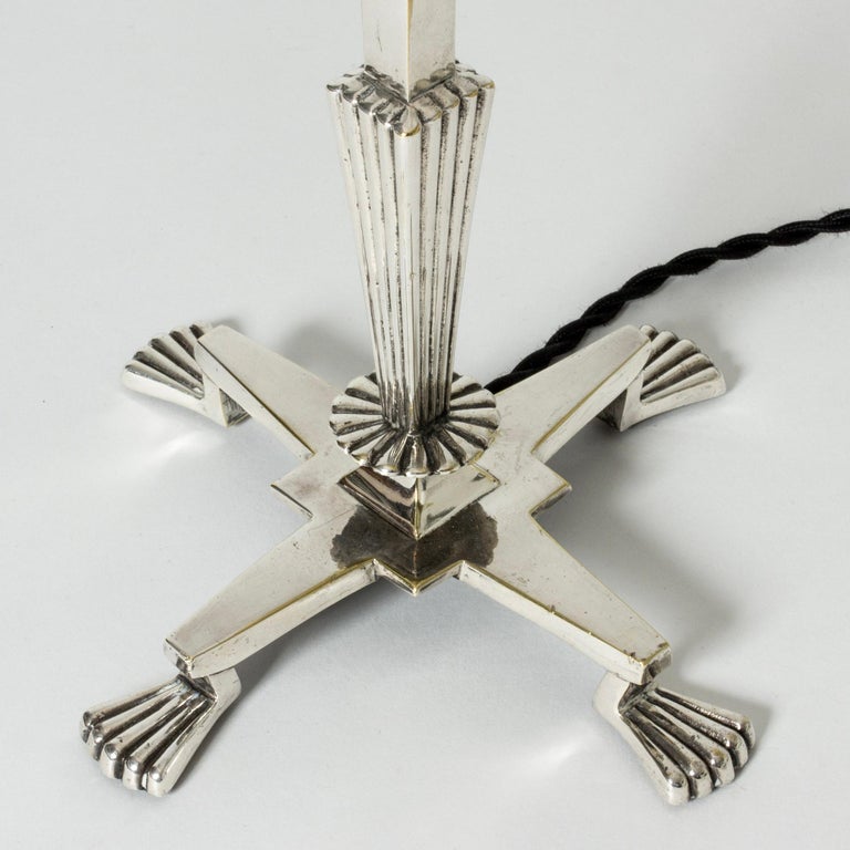 Swedish Grace Silverplated Table Lamp, Elis Bergh, C. G. Hallberg ...