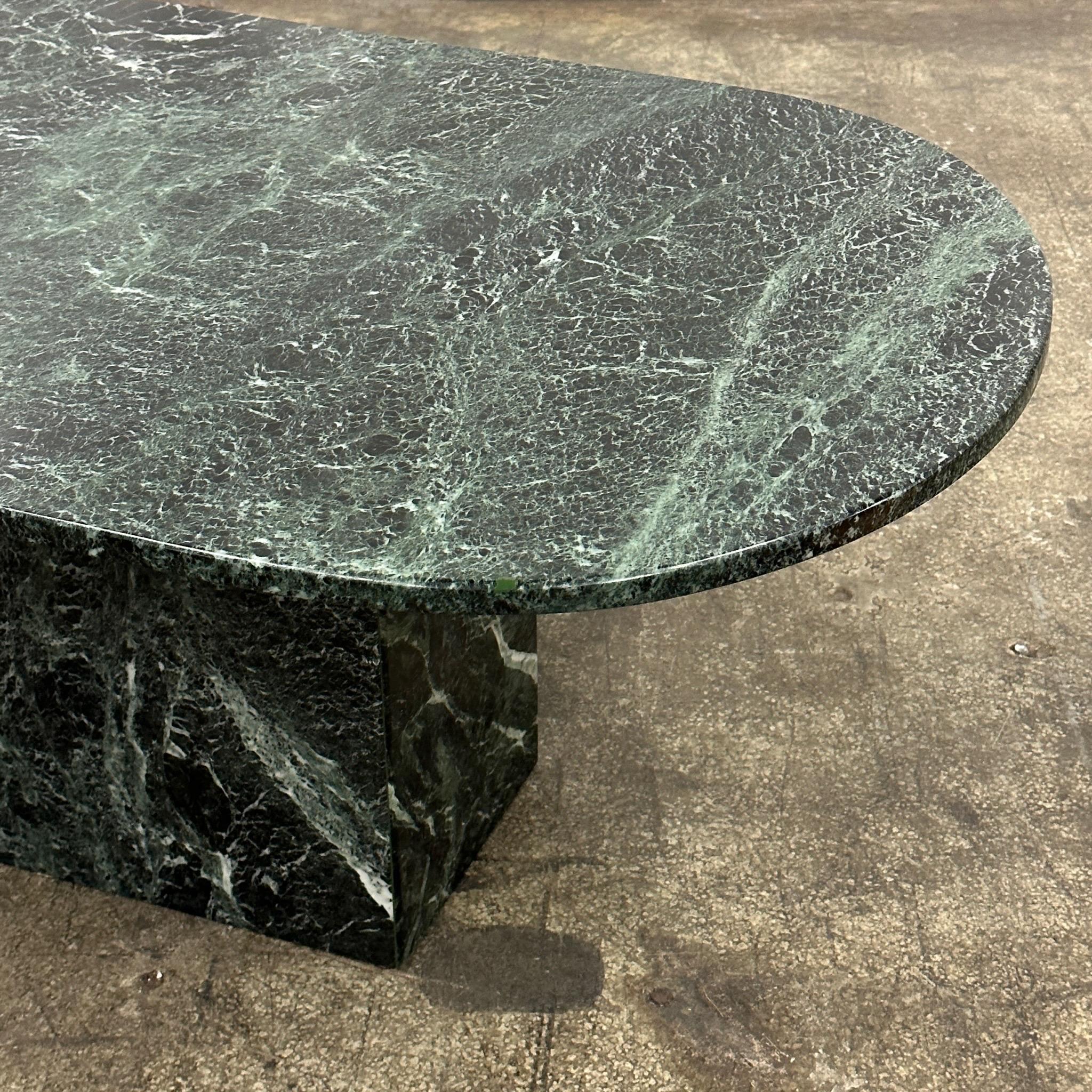 Swedish Green Marble Coffee Table For Sale at 1stDibs