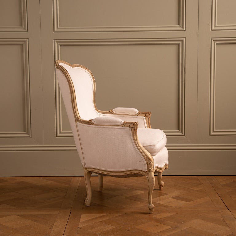 Swedish Gustavian Arm Chair Circa Early 1900's Painted Warm White For ...