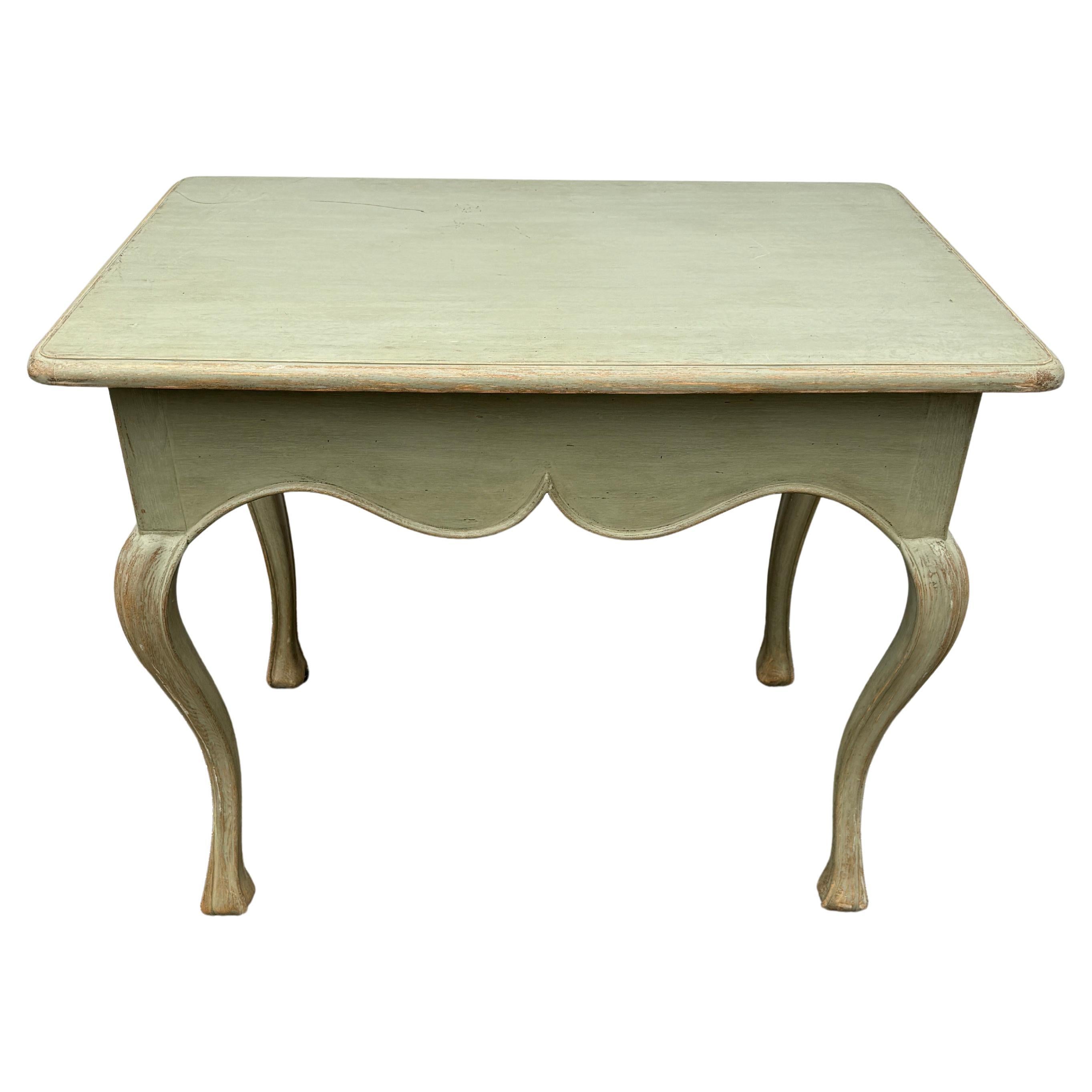 Swedish Gustavian Painted Hall Console End Occasional Table For Sale at ...