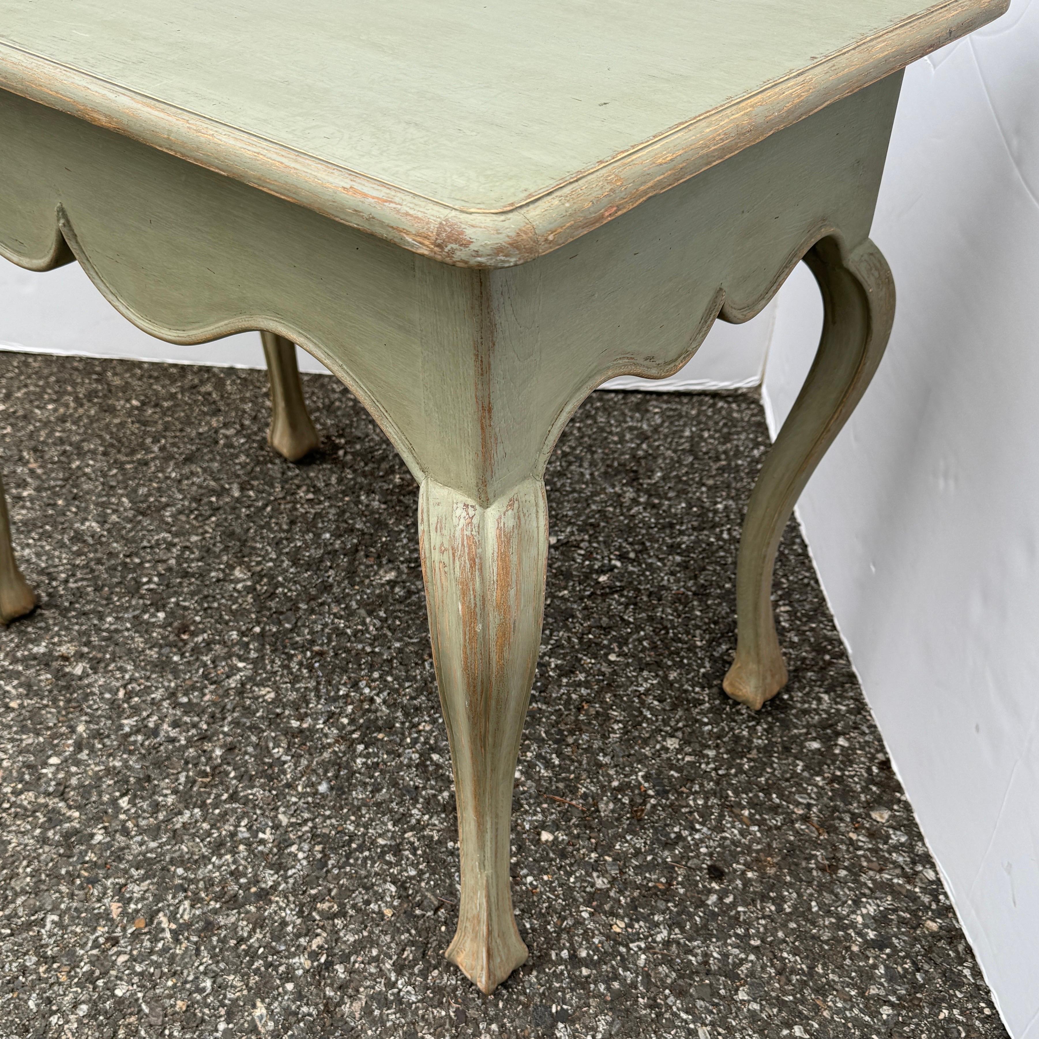 Swedish Gustavian Painted Hall Console End Occasional Table For Sale at ...