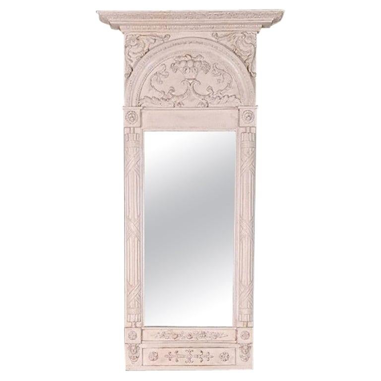 Swedish Gustavian Style Carved Mirror For Sale at 1stDibs